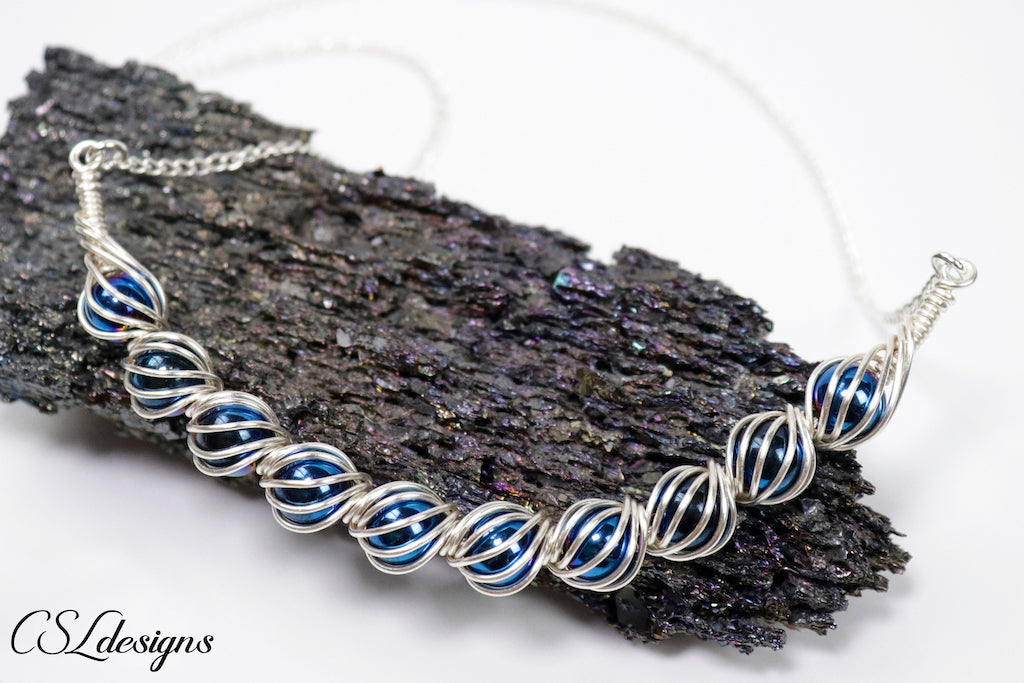 Candy Spirals wirework necklace tutorial – CSLdesigns shop